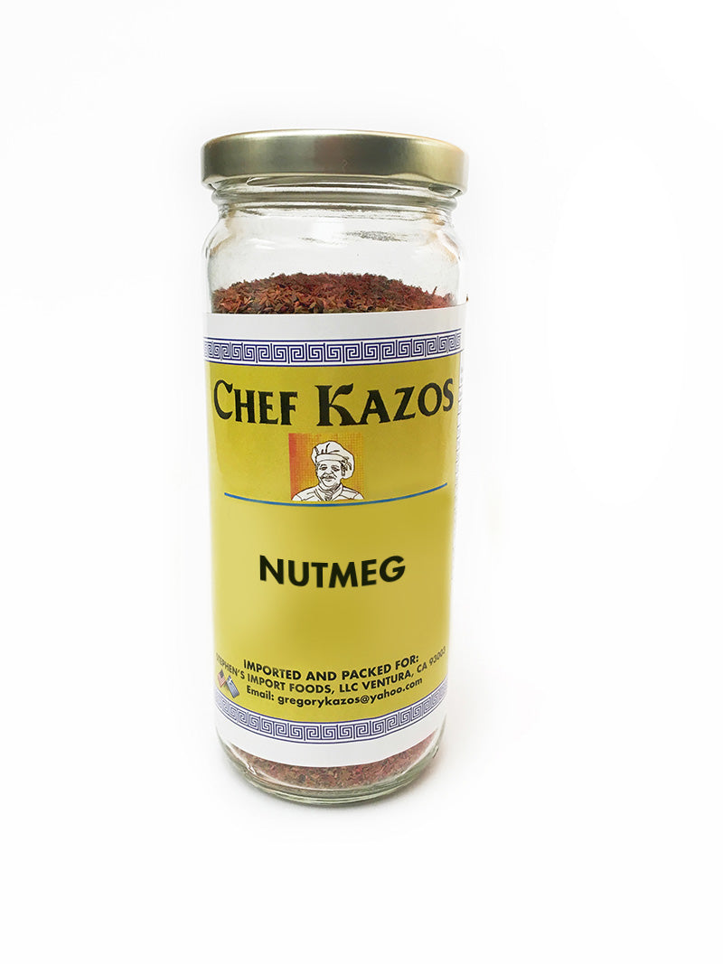 Chef Kazos Ground Nutmeg – Stephen's Import Foods